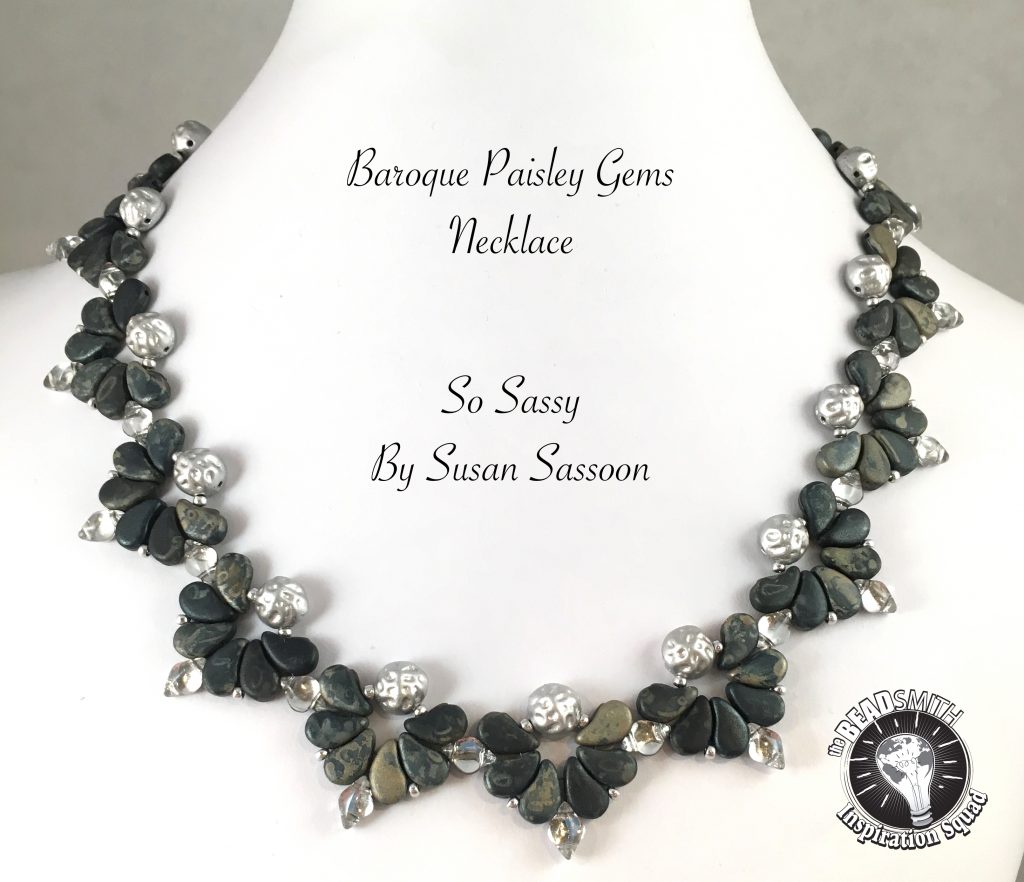 Baroque Paisley Gems Necklace Tutorial - So Sassy By Susan Sassoon